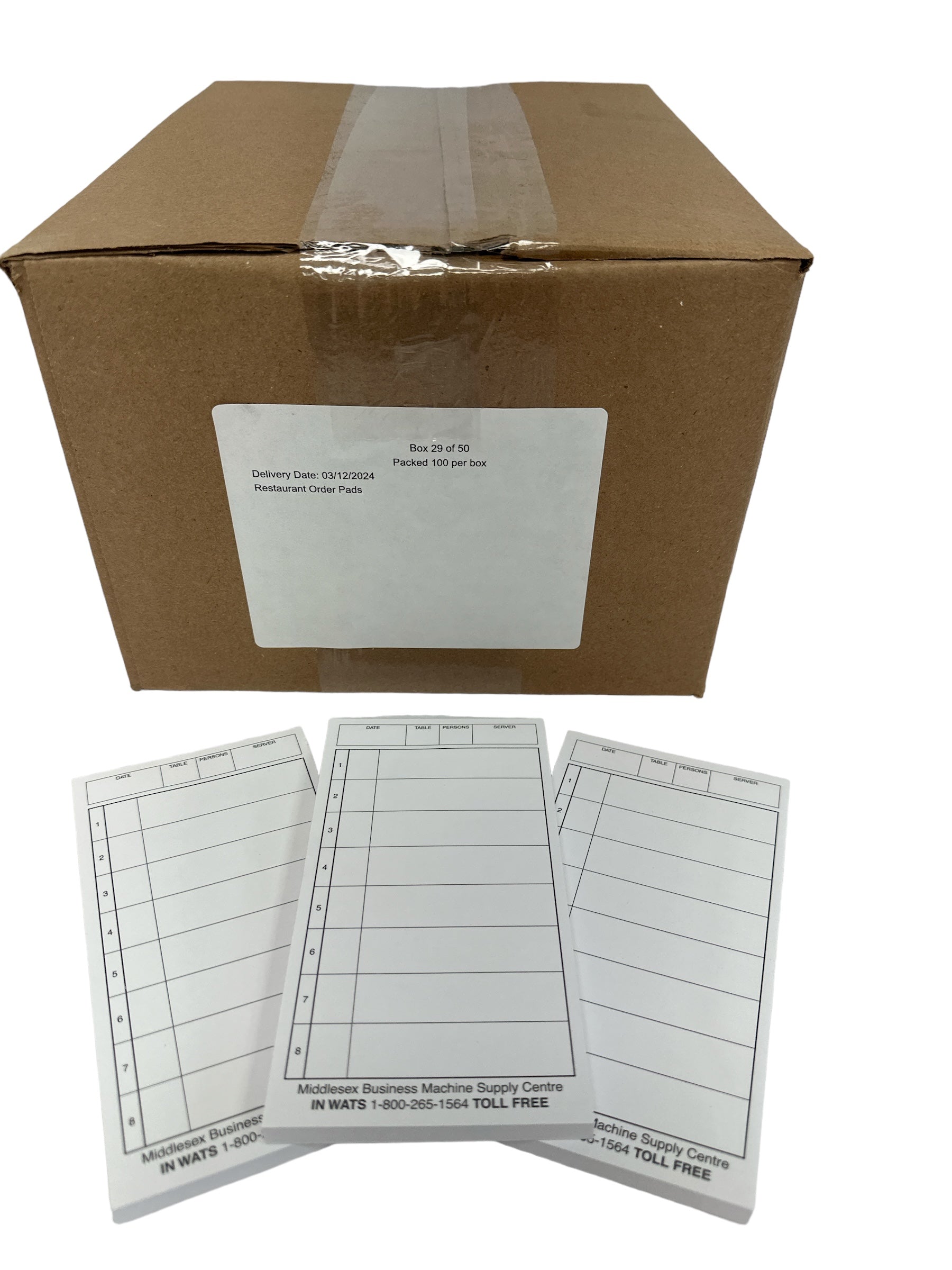 Server Pads – Middlesex Business Supply
